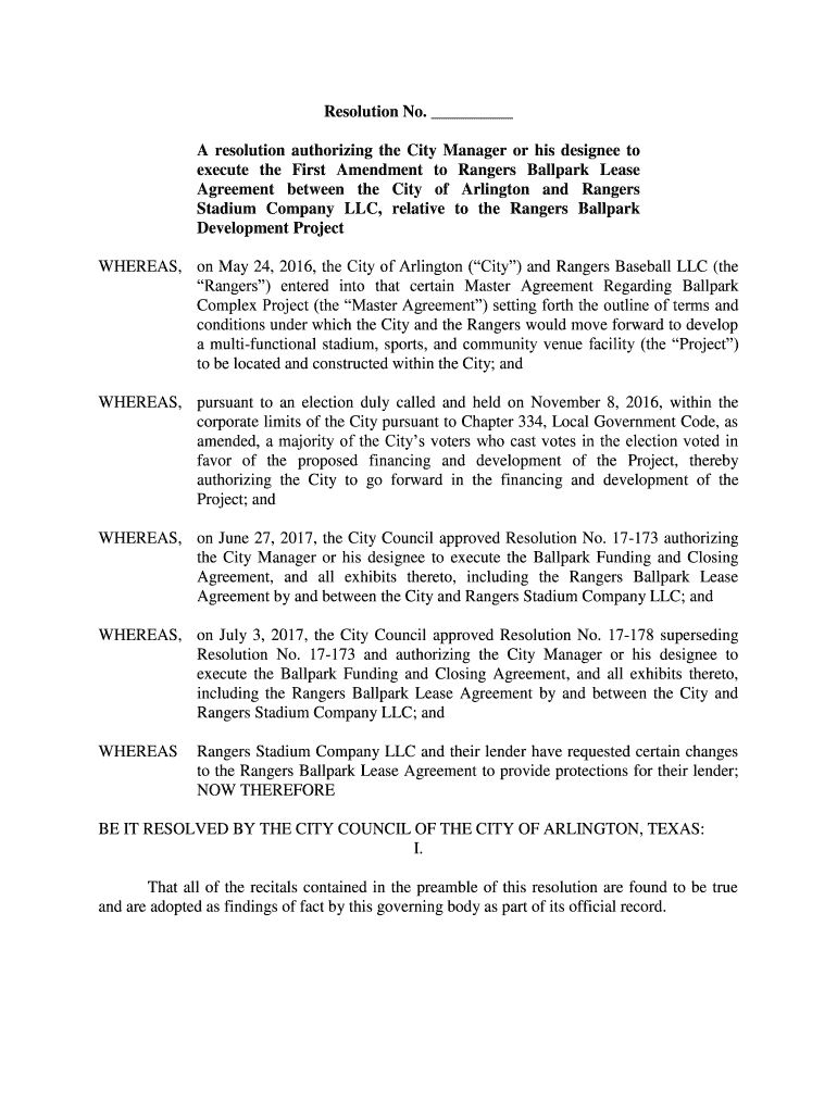 Fillable Online a. Resolution-Amend Lease Agreement.pdf - AWS Fax Email ...