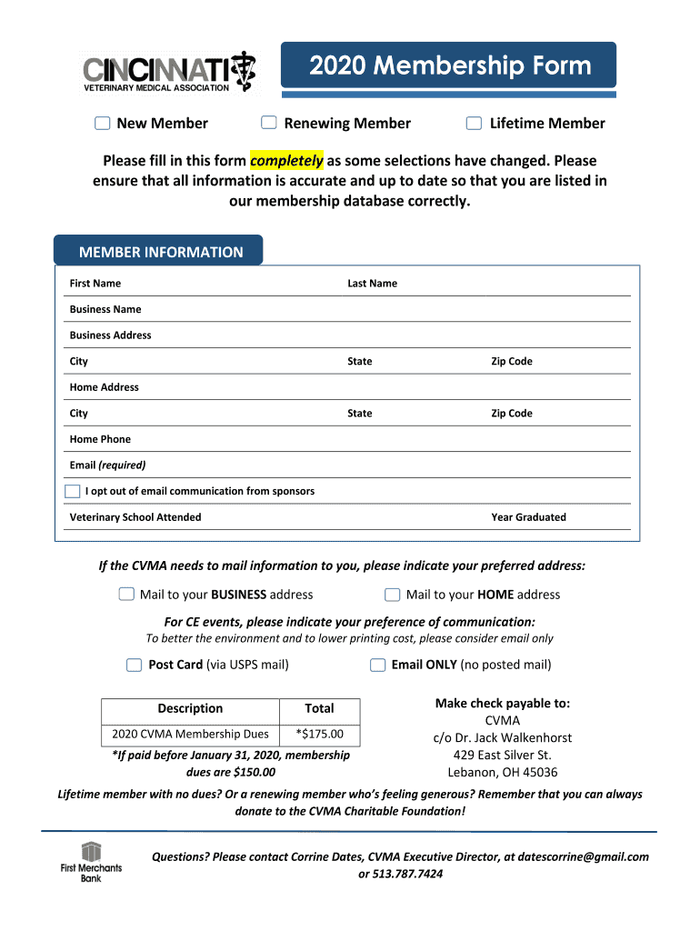 Fillable Online Please fill in this form completely as some selections ...