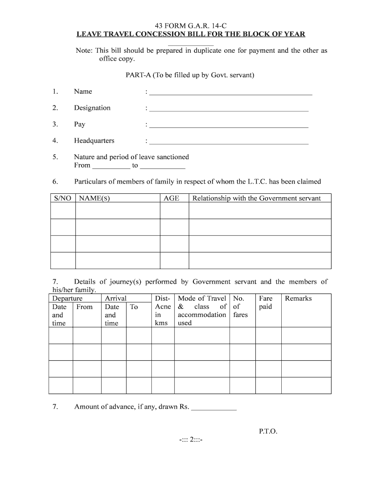 Forms 14c - Fill Online, Printable, Fillable, Blank | pdfFiller