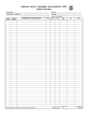 Fillable Online Word Pro - Blank Syllabus Total sheet.lwp Fax Email ...
