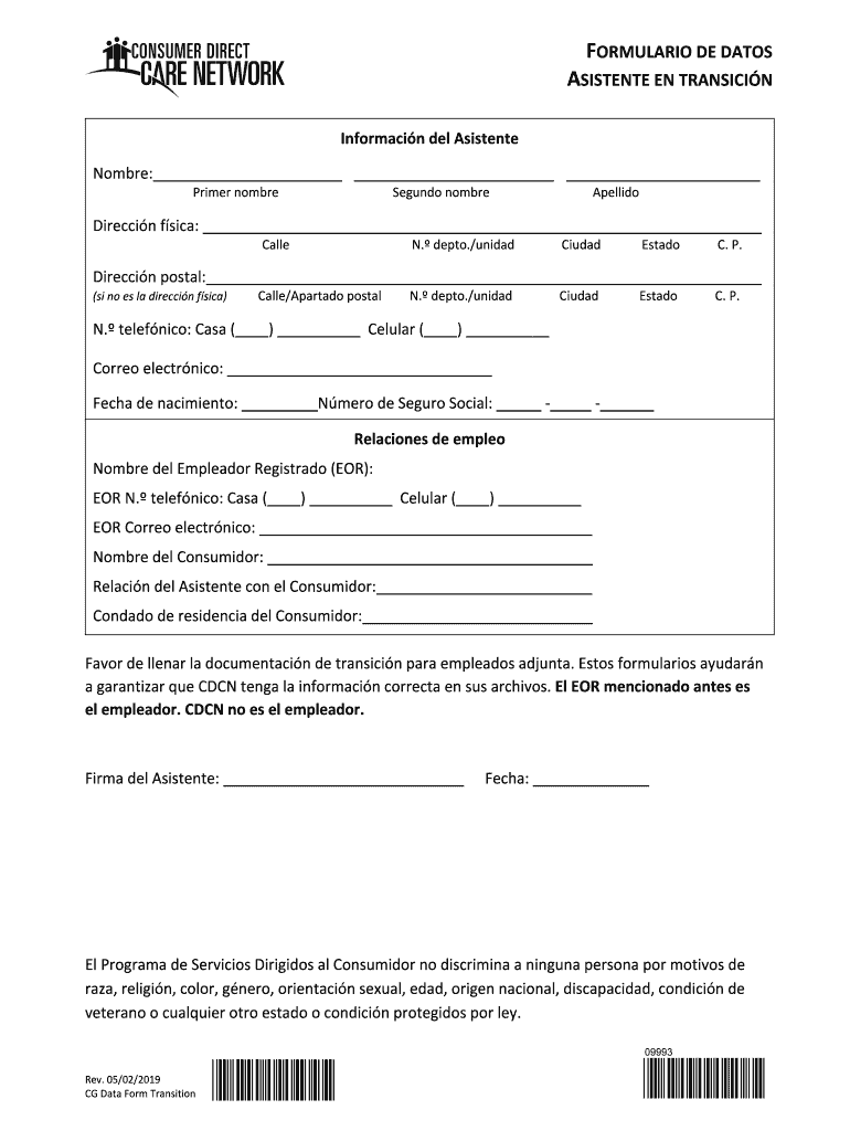 Fillable Online Para completar los formularios en este paquete PDF en ...