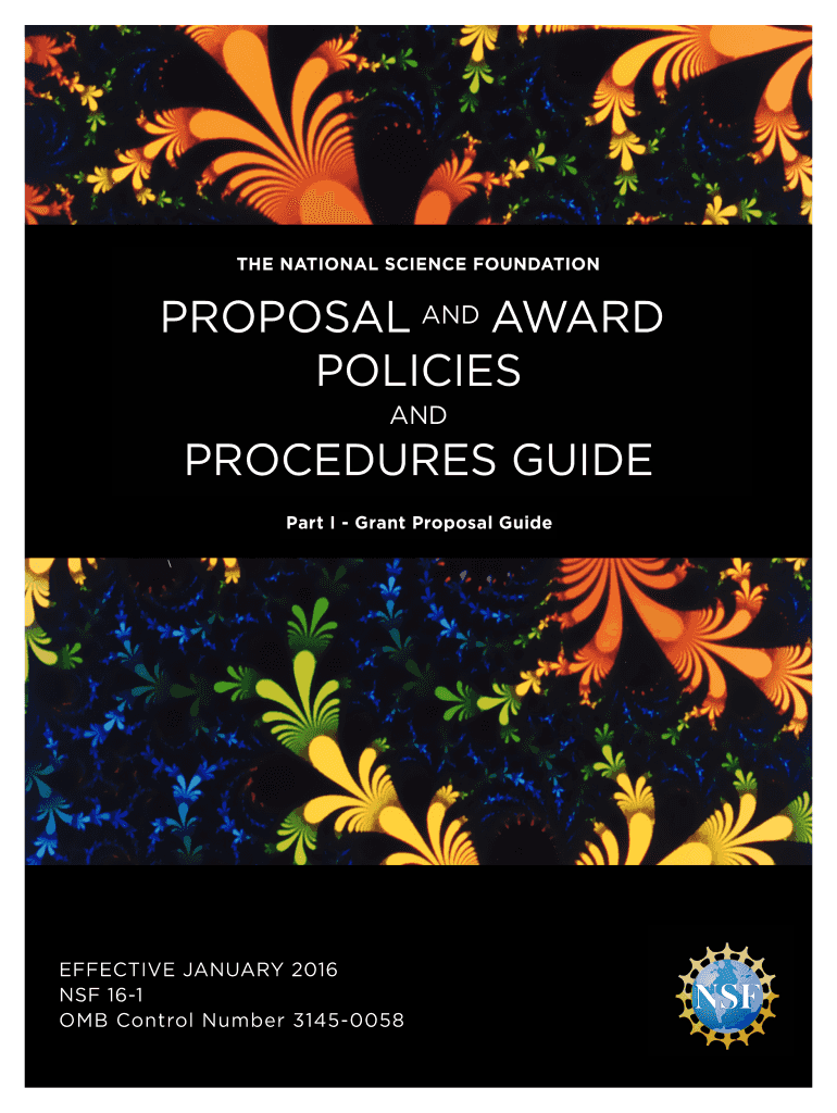 Fillable Online web gps caltech NSF Grant Proposal Guide - Nova Southeastern University Fax ...