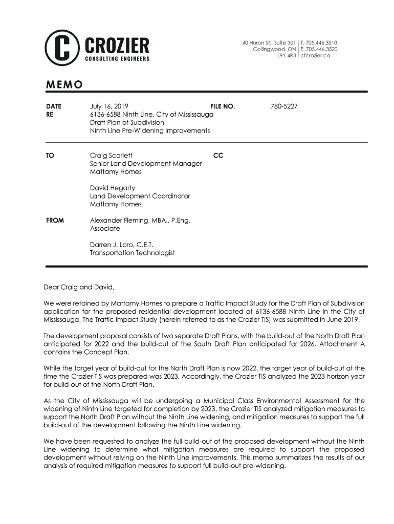 Fillable Online 5150 Ninth Line Towns in Mississauga, ONPrices, Plans ...