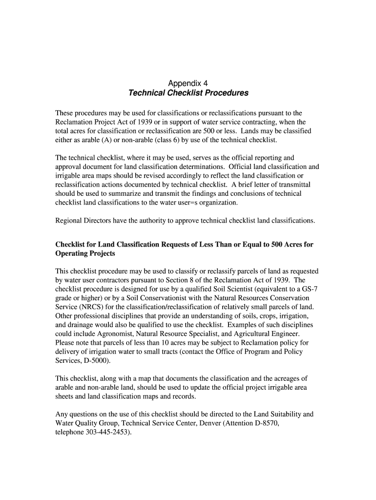 Fillable Online Reclamation Project Act - Bureau of Reclamation Fax ...