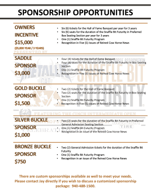 Fillable Online 2019 Sponsor Commitment Form.docx Fax Email Print ...