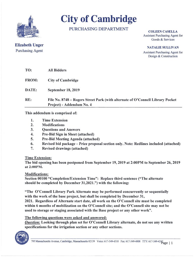 Fillable Online www2 cambridgema toomey park cambridge Fax Email Print - pdfFiller