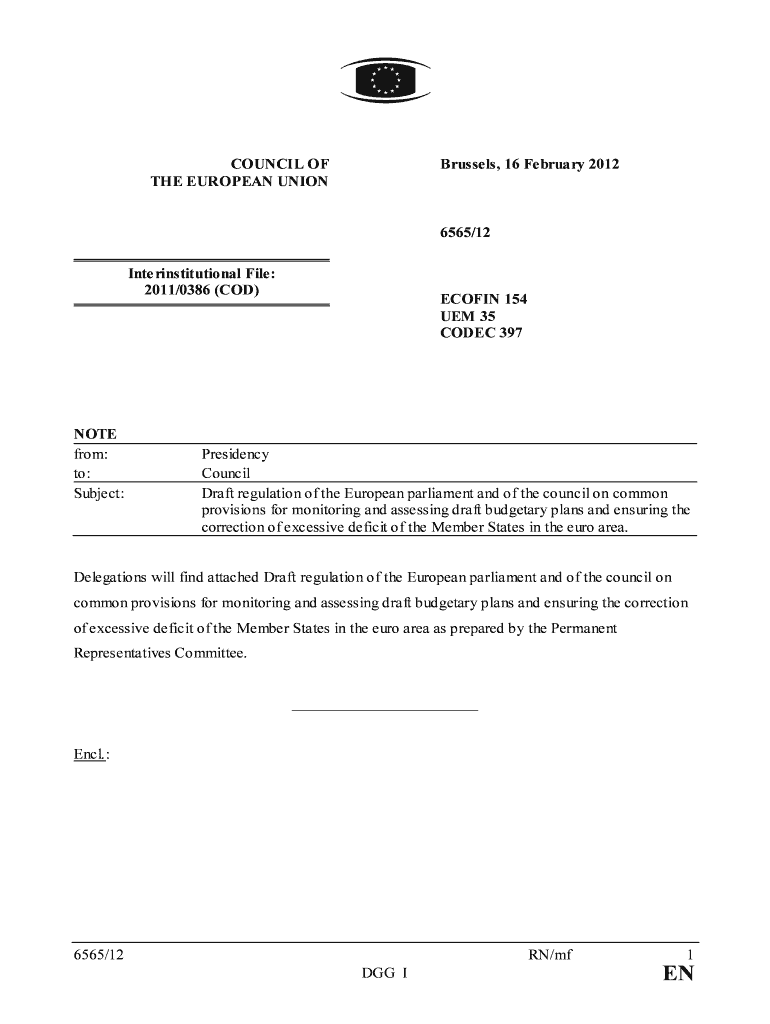 Fillable Online register consilium europa General Data Protection ...