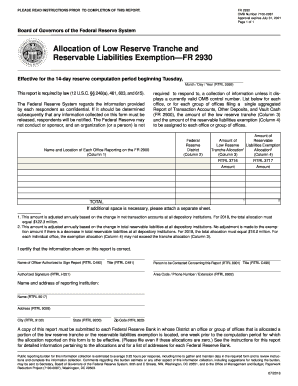 Fillable Online FRB: Report Forms, Monetary policy - Federal Reserve ...