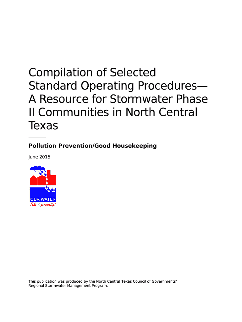 Compilation of Selected Standard Operating ... - nctcog Doc Template ...