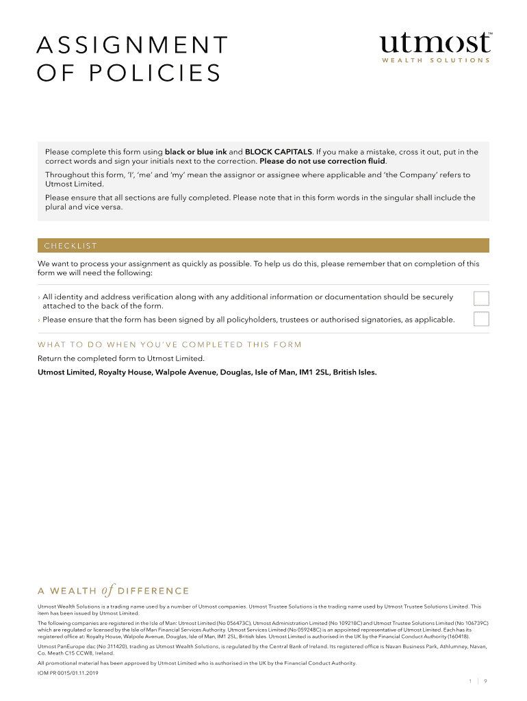 Fillable Online Please complete this form using black or blue ink and BLOCK CAPITALS Fax Email ...