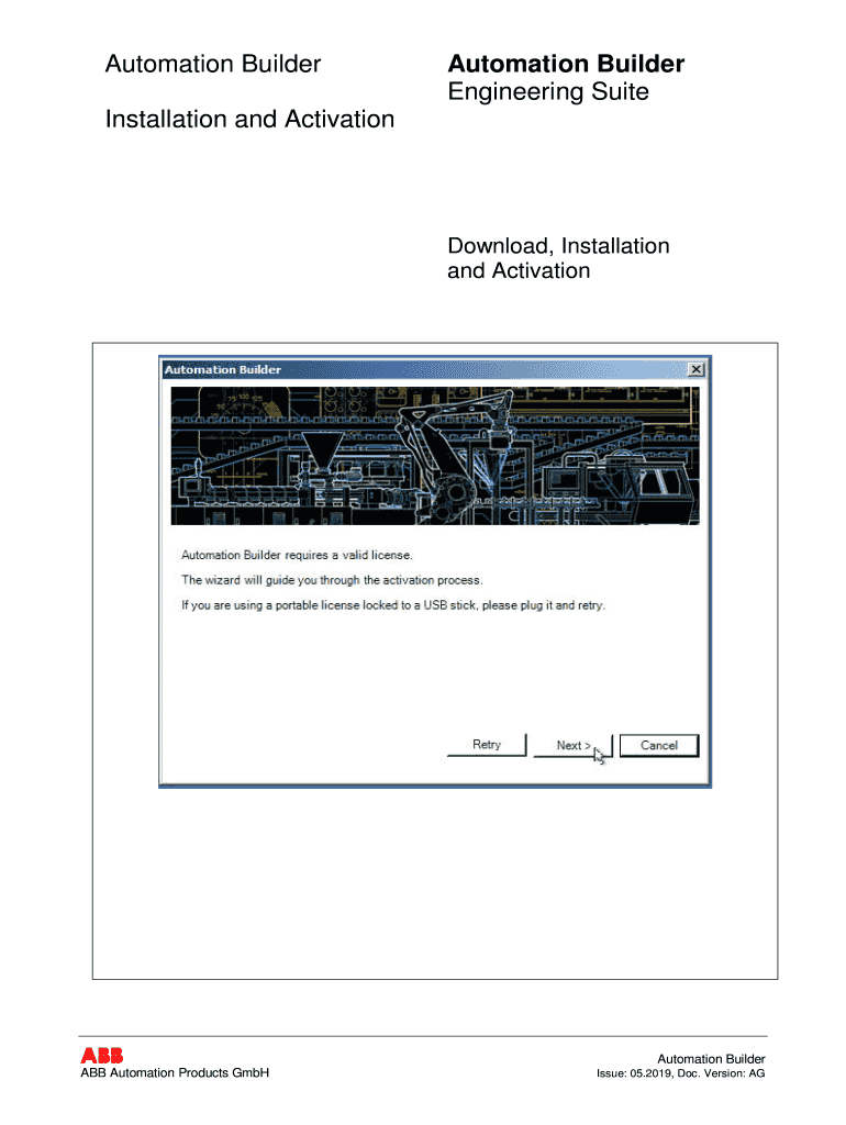 Fillable Online Automation Builder Installation and Activation ...