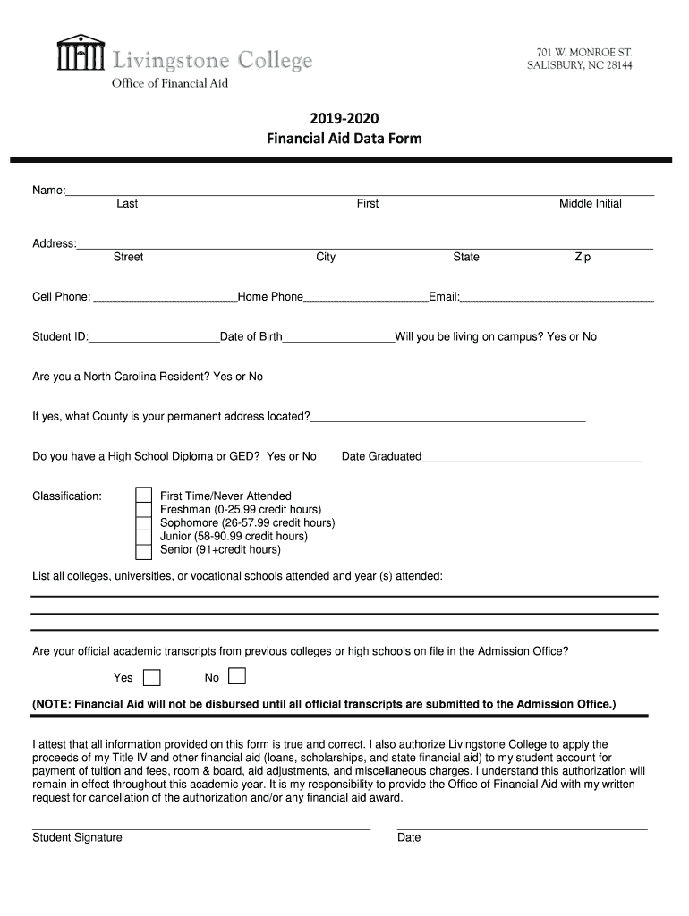 Fillable Online 2019-2020 Dependent Verification Worksheet - Frostburg ... Fax Email Print ...