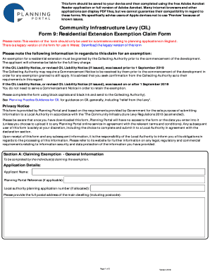 Fillable Online Form 9 - Planning Portal Fax Email Print - pdfFiller