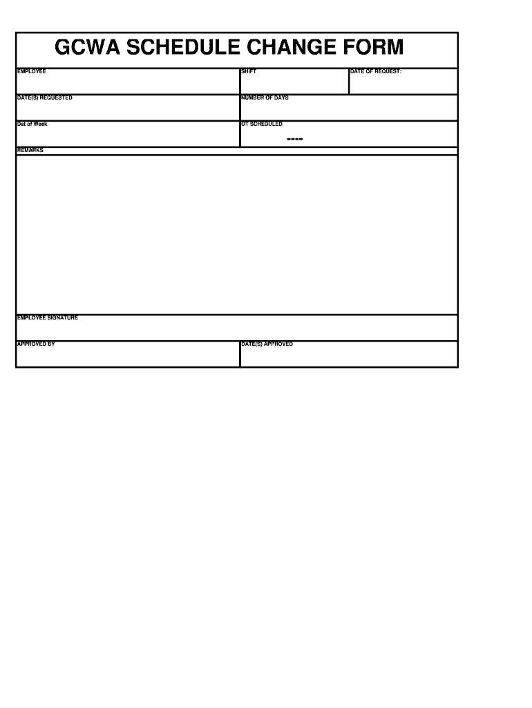 Fillable Online AHS Schedule Change Request Form - Anna High School Fax ...