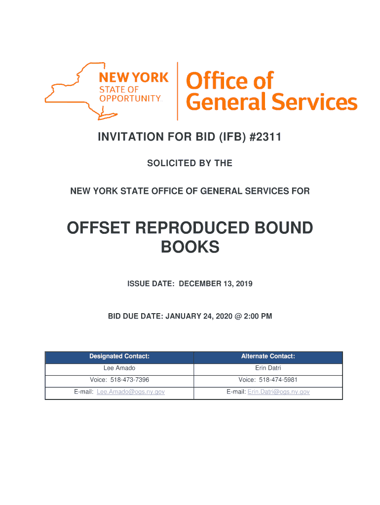 Fillable Online ogs ny Contract Documents - nysdot - New York State Fax ...