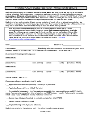 Fillable Online isf ugis berkeley application checklist - UC Berkeley - University of California ...