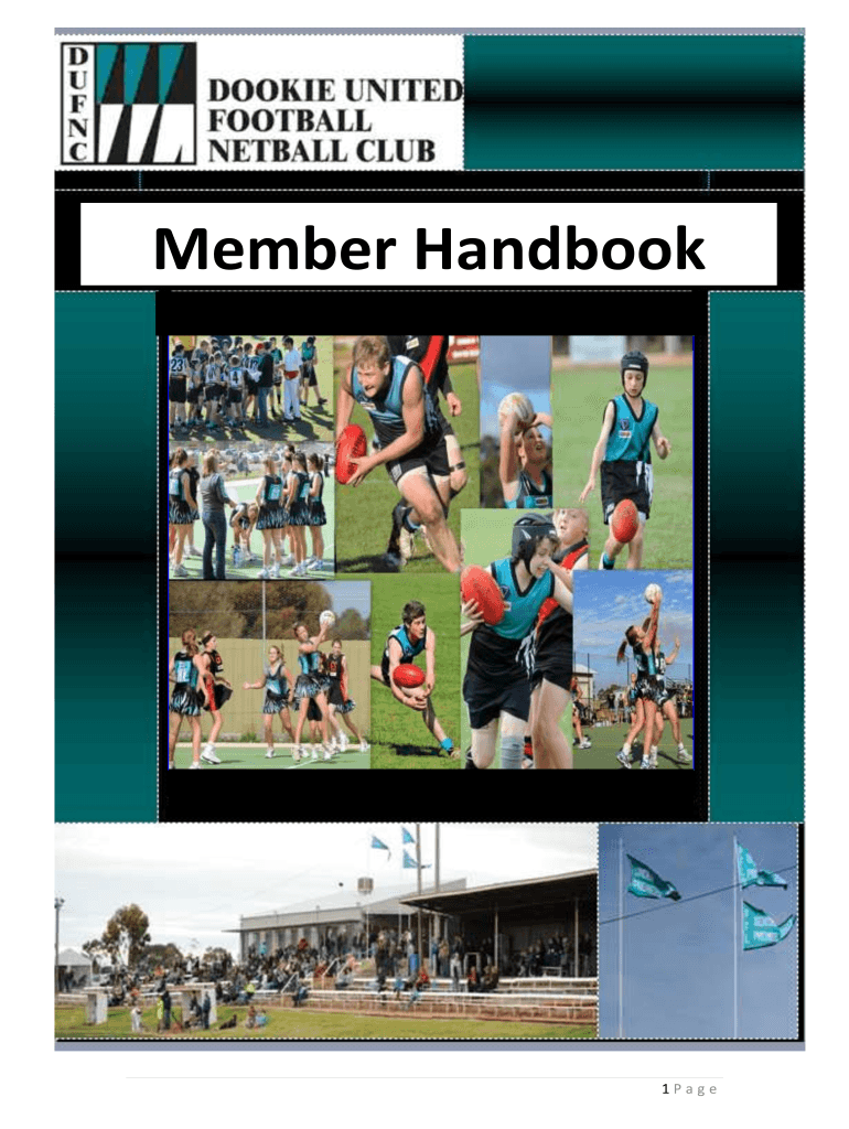 Fillable Online Dookie United Football & Netball Club - HomeFacebook ...