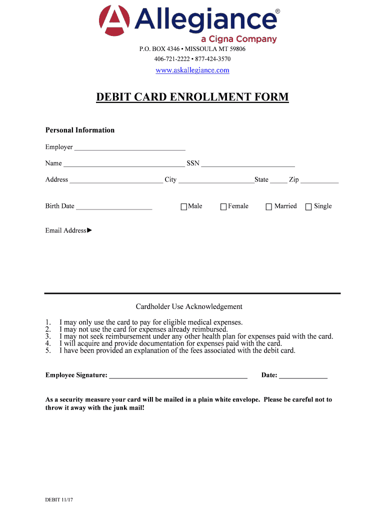 Fillable Online Verification of Dependent Eligibility - Allegiance Fax Email Print - pdfFiller