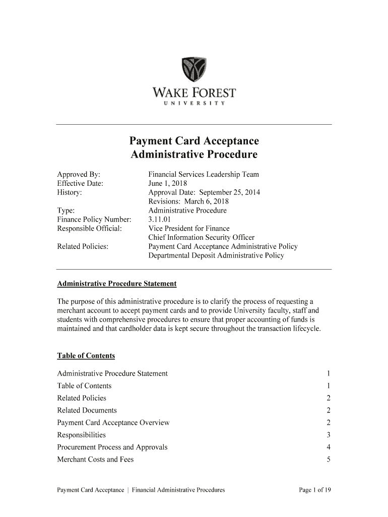 Fillable Online Payment Card Acceptance Fax Email Print - pdfFiller