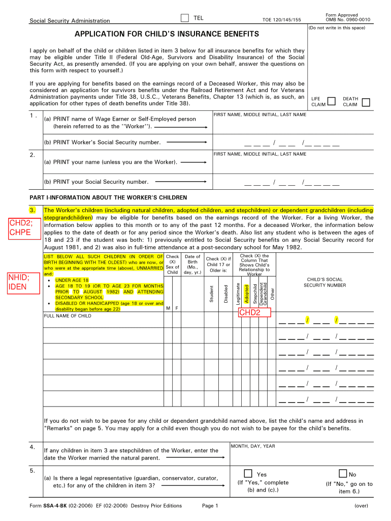 Fillable Online 21 Printable Social Security Form Templates - Fillable ...