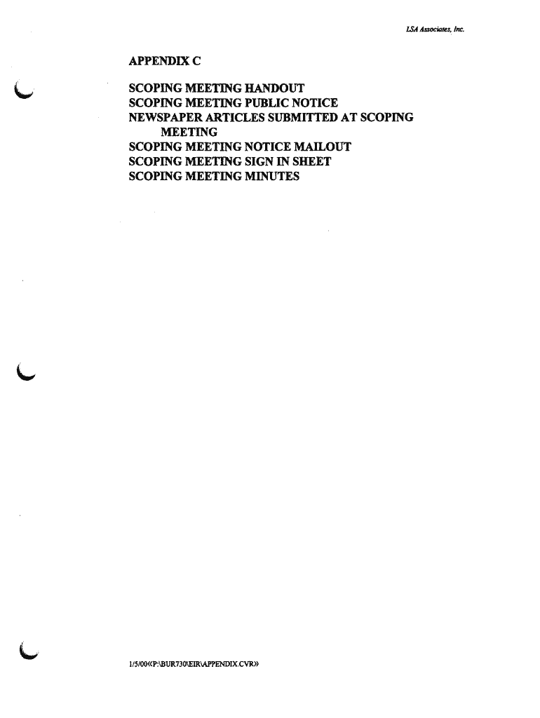 Fillable Online Notice of Intent To Prepare an ... - Federal Register ...