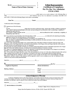 Fillable Online PHV Compliance Certificate PLF ins.doc Fax Email Print ...