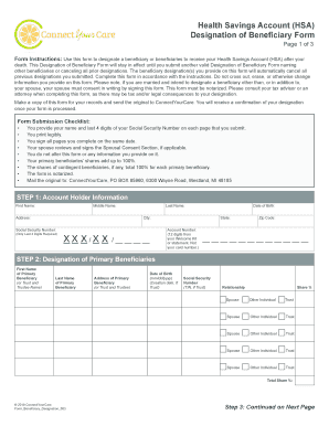 Fillable Online Health Savings Account (HSA) Forms - Optum Bank Fax ...