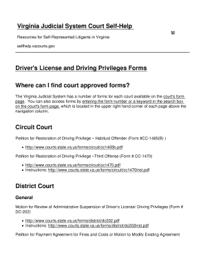 Fillable Online Driver's License and Driving Privileges Forms ...