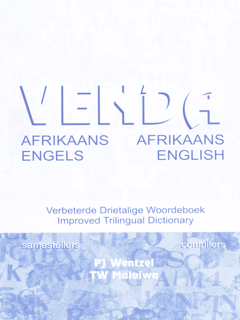 Tshivenda Dictionary Pdf Download - Fill Online, Printable, Fillable ...