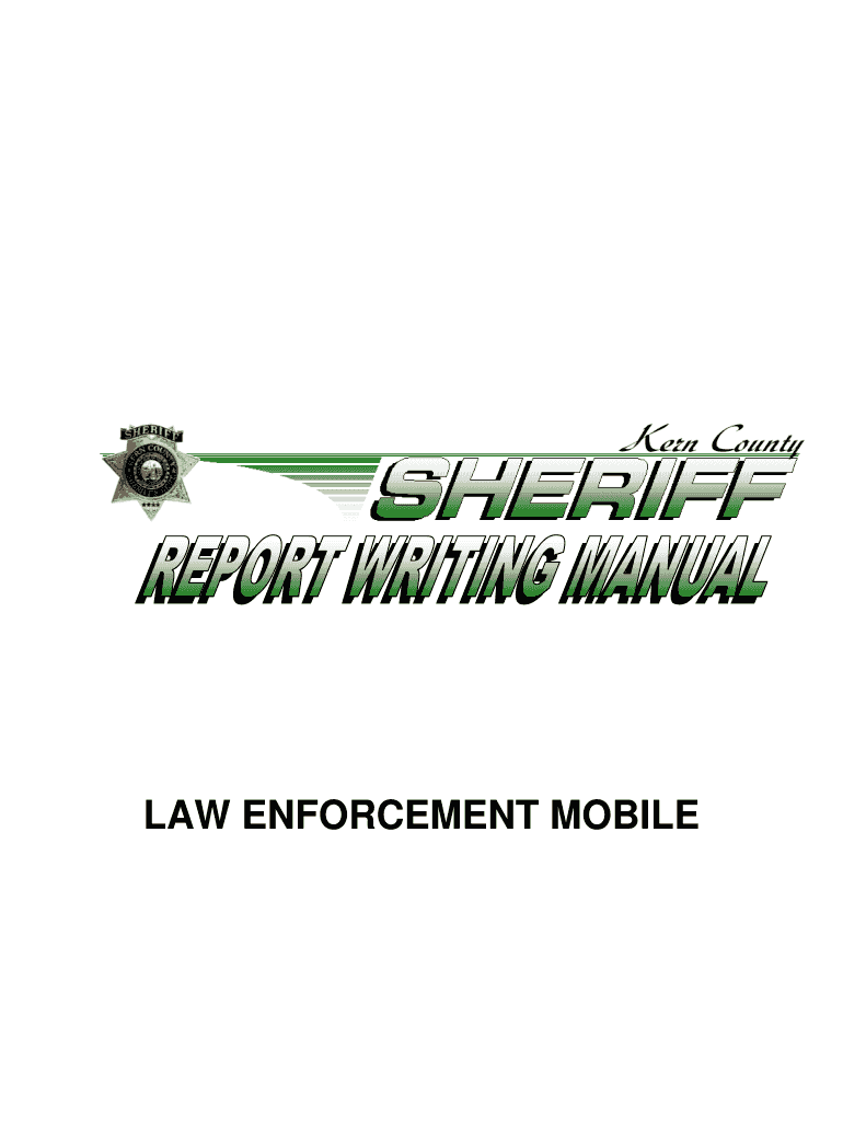 Fillable Online Police Shoplifting Report Writing Template Sample - PDF ...