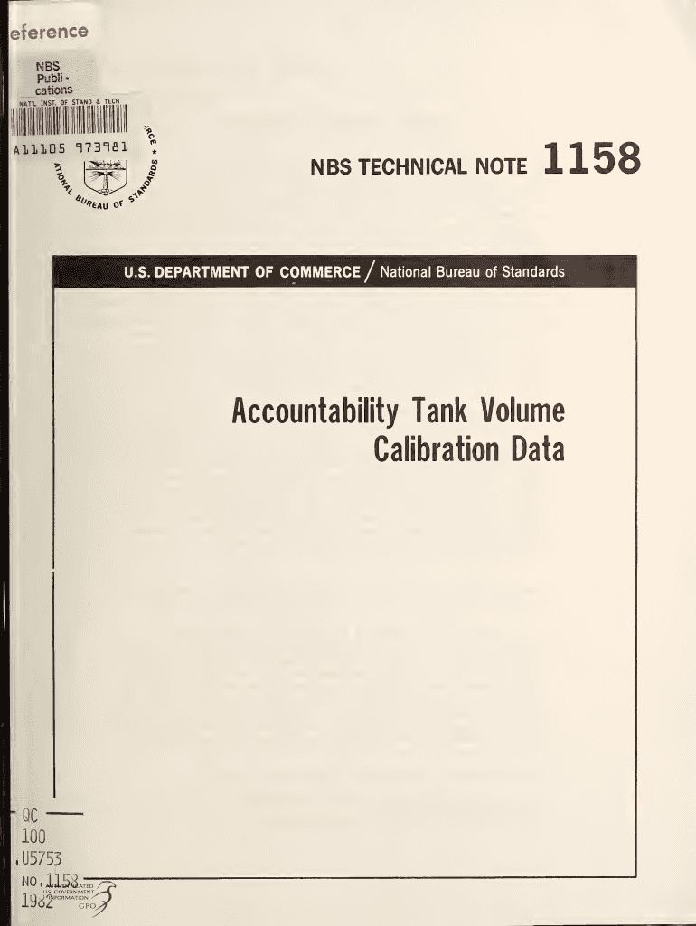 Fillable Online Accountability tank volume calibration data Fax Email ...