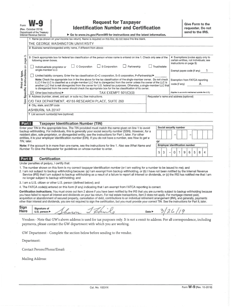 Fillable Online Fillable Online IRS Form W-9 - Free download and ...