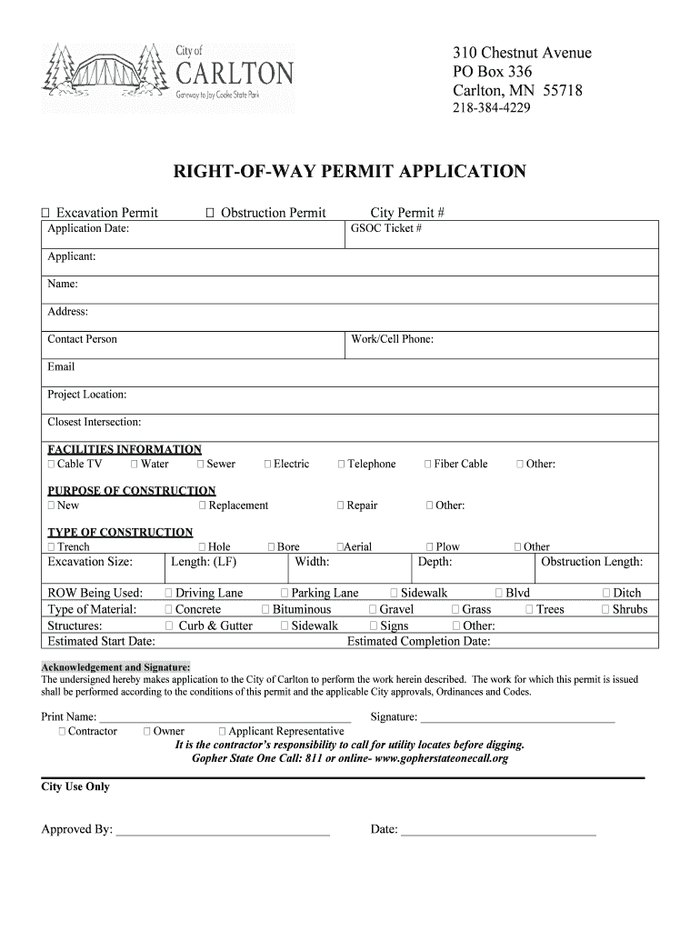 Fillable Online Ticketing - Gopher State One Call Fax Email Print ...