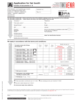 Fillable Online Fillable Online Service-Formulare - Fr Aussteller ...