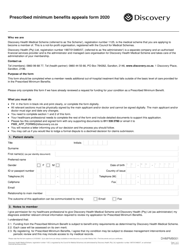 Fillable Online Chronic Illness Benefit Application form 2020 ...