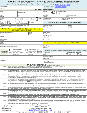 Fillable Online This application form is for use by USAF Warfighter ...