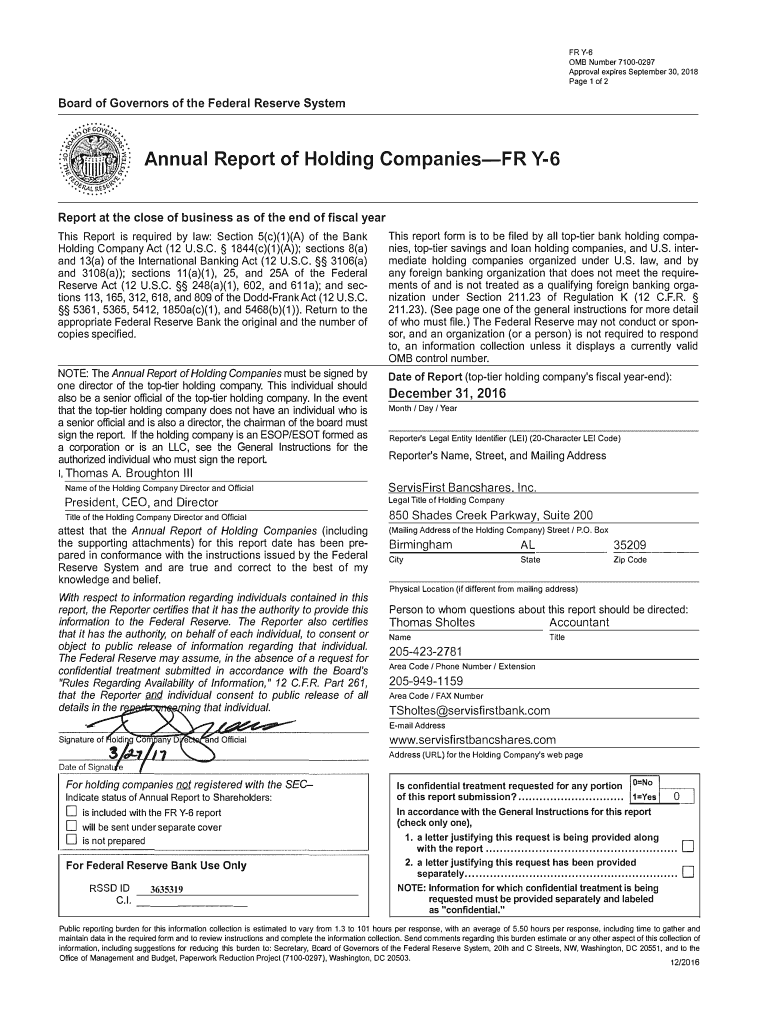 Fillable Online Fillable Online that the top-tier holding company does ...