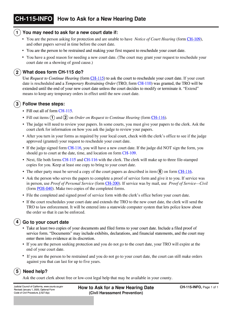 Ch 115 info: Fill out & sign online | DocHub