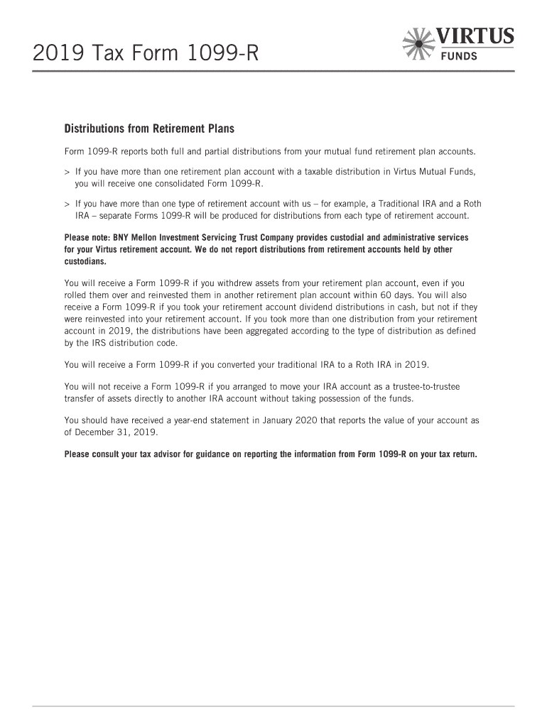 2019 Virtus Tax Form 1099-R Fill Online, Printable, Fillable, Blank ...