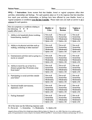 Fillable Online PFDI- 20 Instructions: Please answer all of the ...