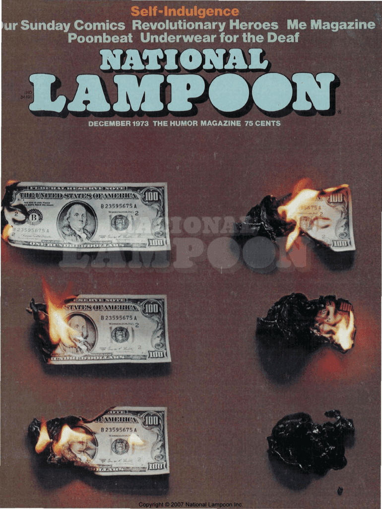National Lampoon Magazine All 246 Issues Pdf - Fill Online, Printable ...