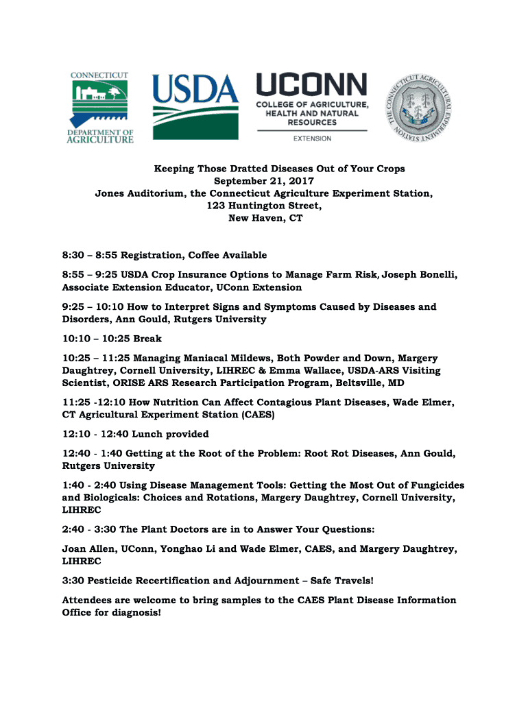 Fillable Online Keeping Those Dratted Diseases Out of Your Crops New ...