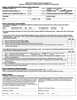 Fillable Online h1n1-combination-consent-form Fax Email Print - pdfFiller