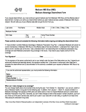 Fillable Online Medicare HMO Blue Direct Pay Disenrollment Form V2 9.23 ...