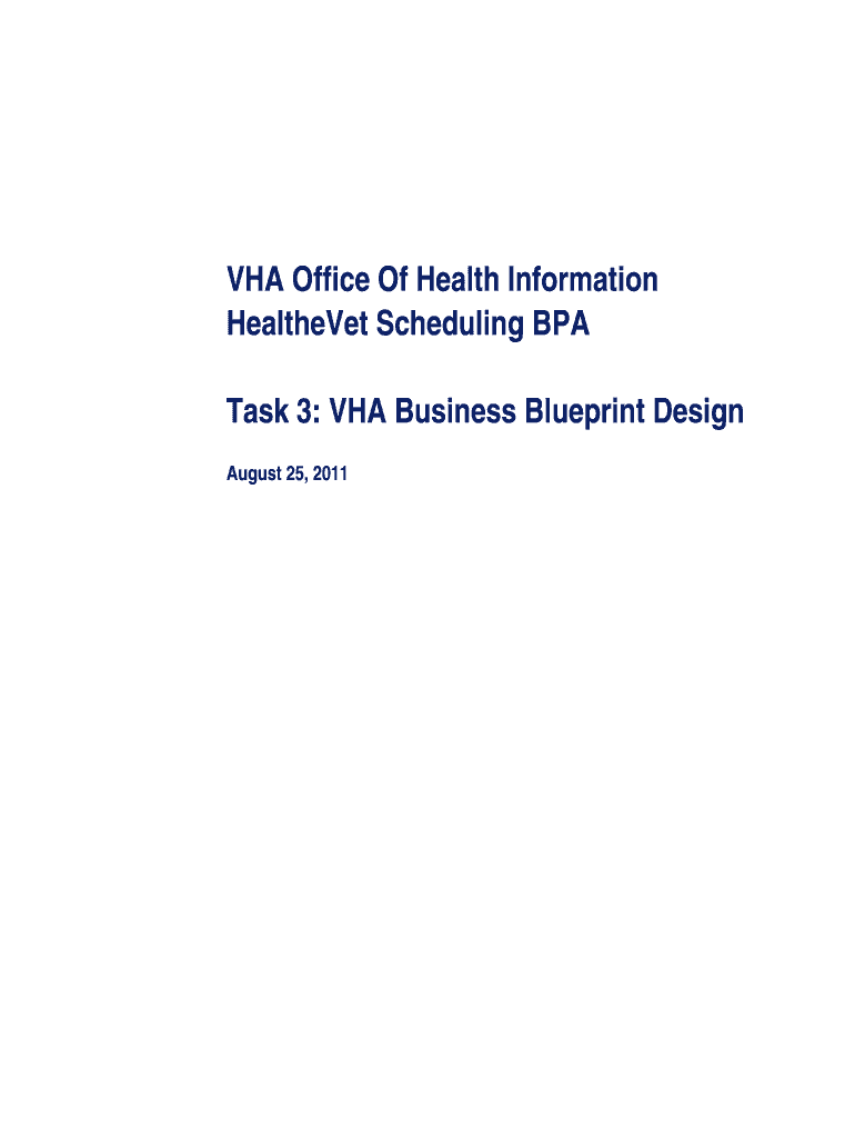Fillable Online VHA Business Blueprint Design Fax Email Print - pdfFiller