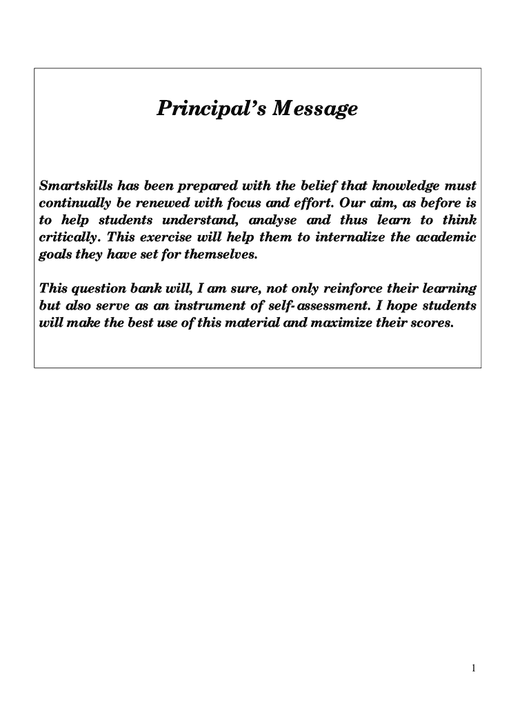 Fillable Online Principal s Message. Abha Sahgal Principal - PDF Free ...