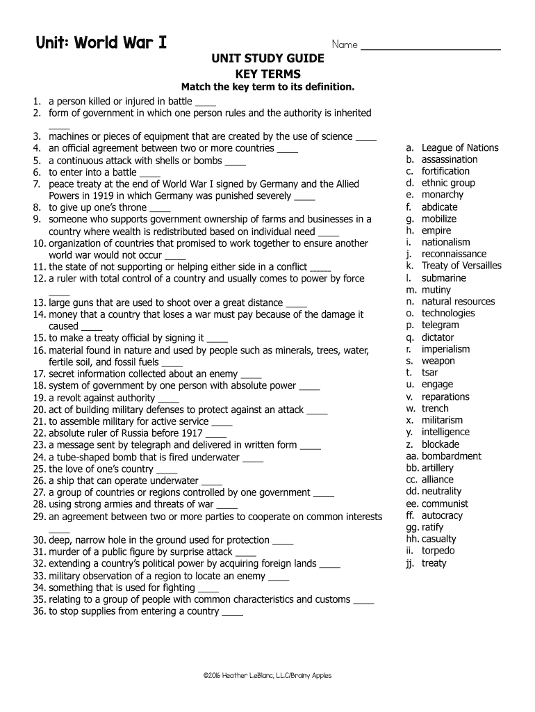 Fillable Online World History--Part 2: Teacher's Guide and Student ...