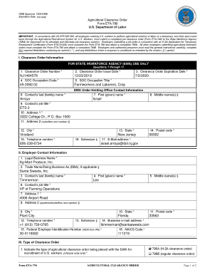 Fillable Online labor ny Form ETA-790 Fax Email Print - pdfFiller