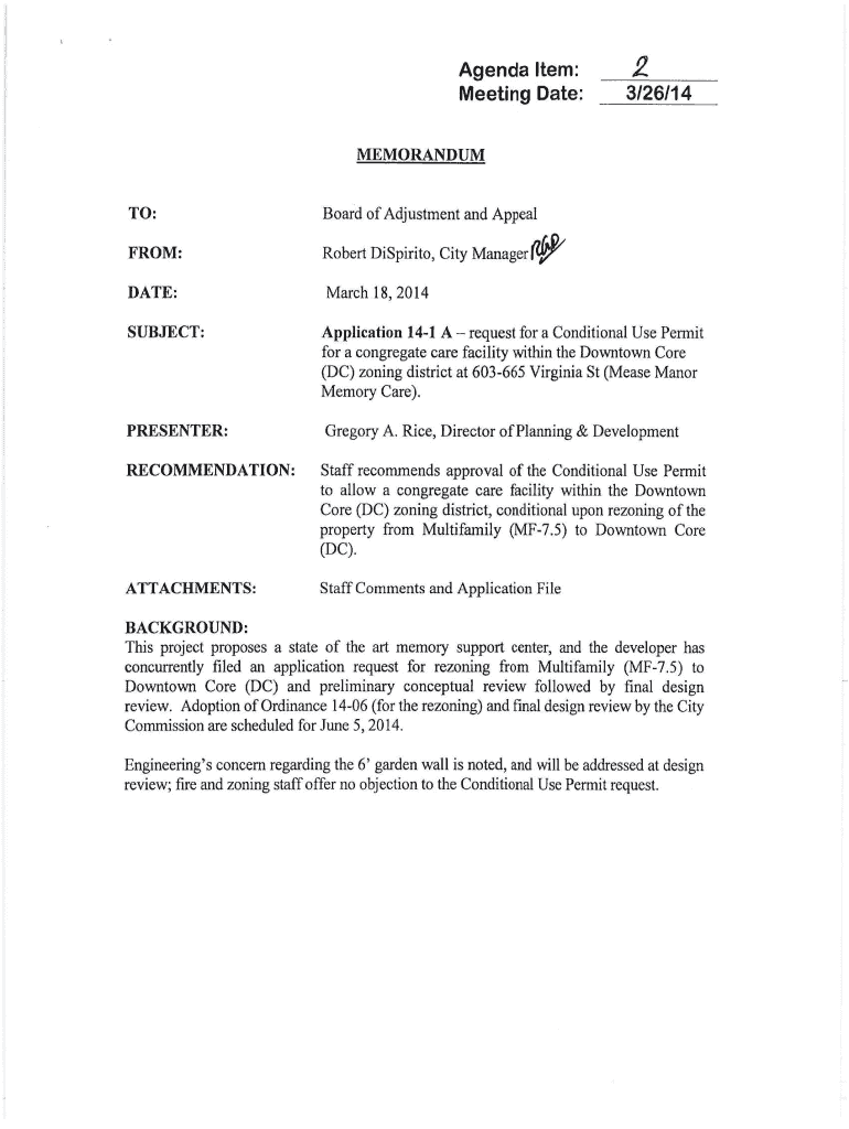 Fillable Online Robert DiSpirito, City Fax Email Print - pdfFiller