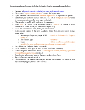 Fillable Online Online Application Form Instructions pdf Fax Email ...